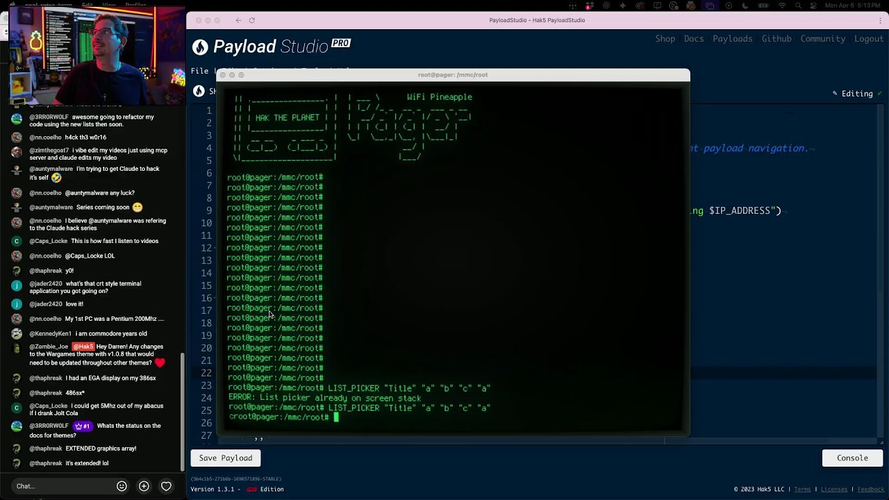🔴 [PAYLOAD REVIEW] WiFi Pineapple Pager 📟🍍