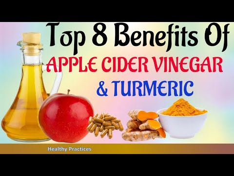 Top 8 Benefits Of APPLE CIDER VINEGAR & TURMERIC #Healthy Practices 04