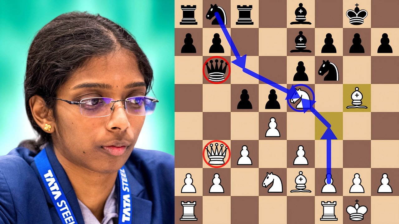 Goryachkina vs Vaishali — Round 11 of FIDE Women's Candidates 2026