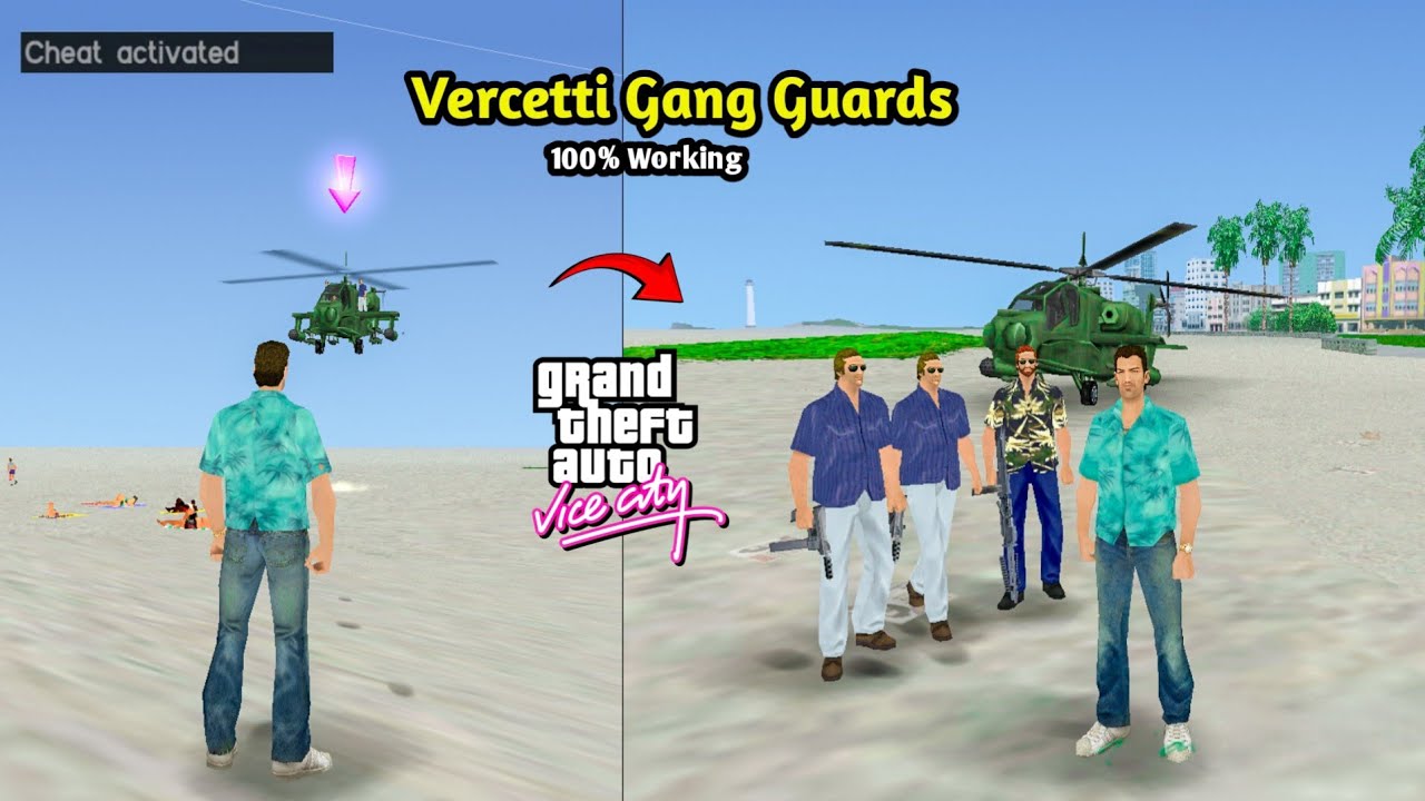 Vercetti Gang In helicopter 1.0 - GTA: Vice City
