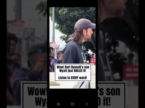 Kurt Russell son Wyatt addressing the ICE and National guard situation in LA