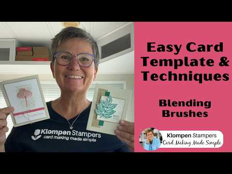 Bold Masculine Card with Template | Step-by-Step Tutorial