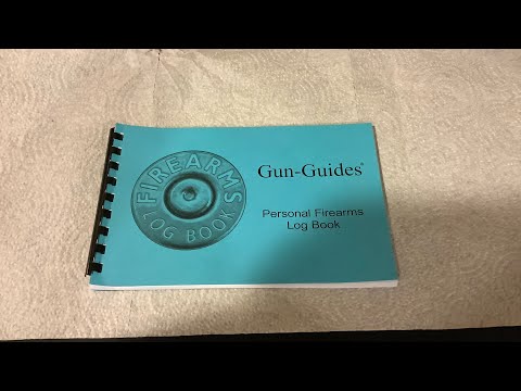 Firearms log book. Gun-Guides. Keeping track of your arms easily.