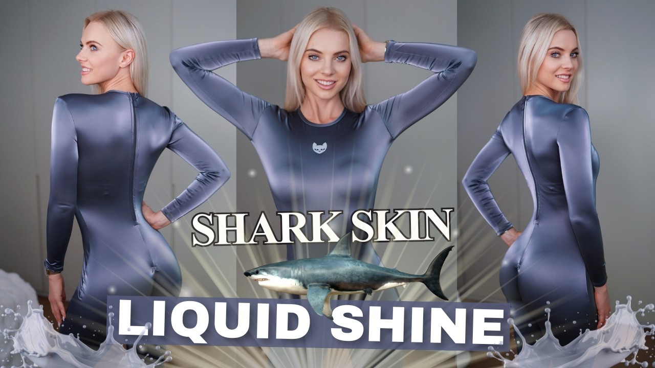 EXTREME SHINE | Hiro Gato Sharkskin Catsuit | The Ultimate Second Skin Try On