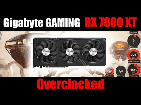 Gigabyte RX 7800 XT GAMING OC 16G | Overclocked