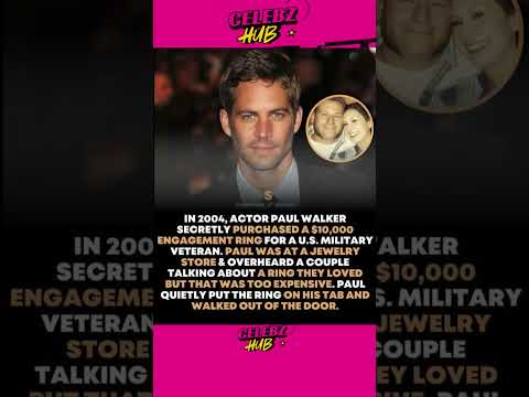 “Paul Walker Secretly Bought a $10K Ring for a Stranger 💍❤️ (You’ll Tear Up)”