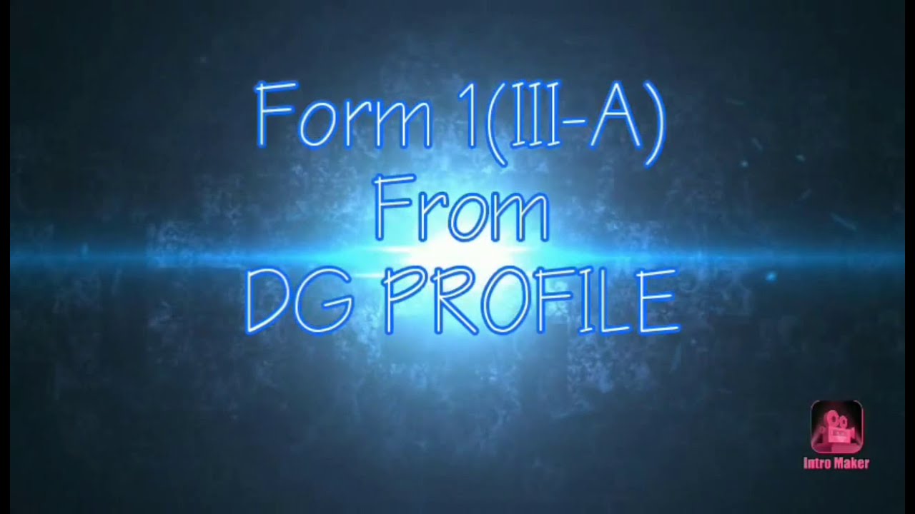 How to get Form 1(IIIA) from Seafarer's Profile