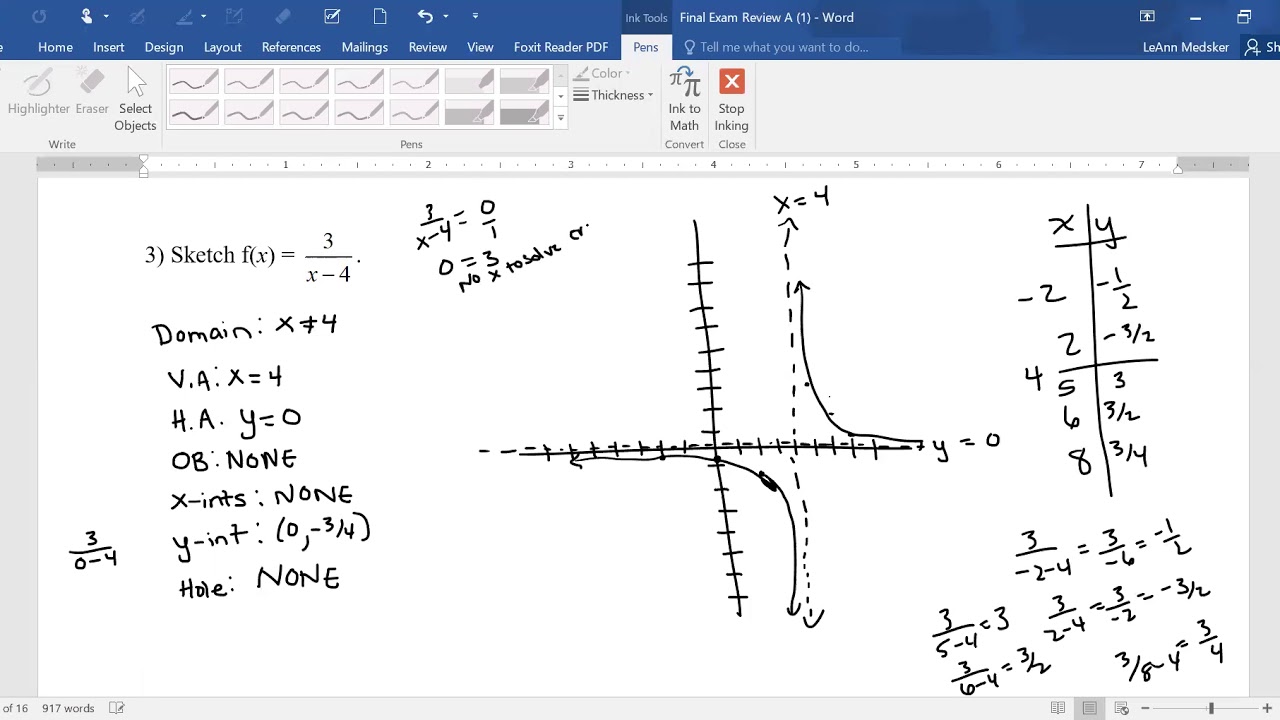 Math 136 Review for Final Exam Part 1
