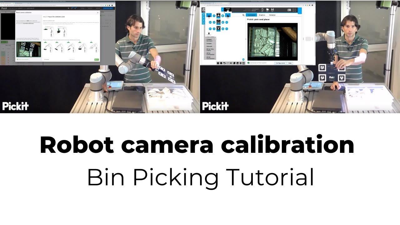 Robot camera calibration – bin picking tutorial