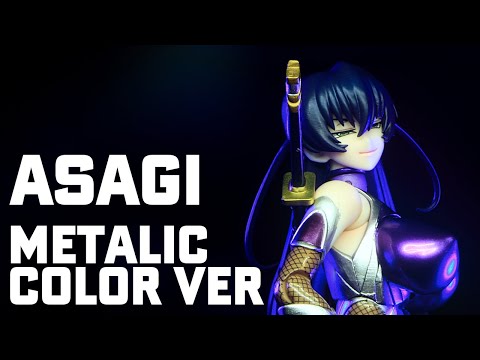Second Axe - Taimanin Asagi Igawa - (Metallic color Ver) Action figure review