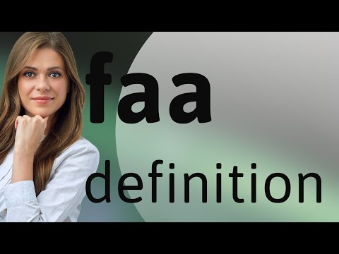 Faa — what is FAA definition