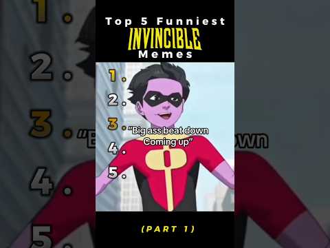 Top 5 Funniest Invincible Memes