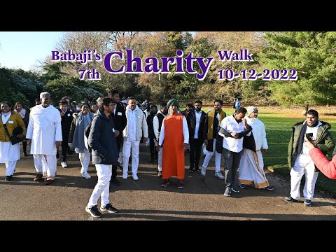 Babaji's 7th Charity Walk10-12- 2022-In aid of supporting Tamil Studies at SOAS,University of London