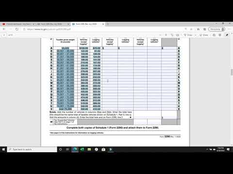 How to file your own IRS Form 2290 online | Step by step instructions 2021