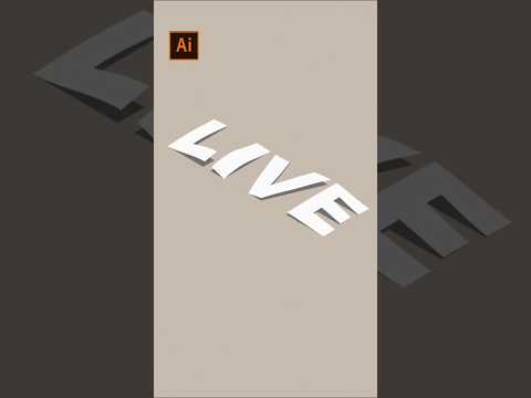 illustrator Text Effect Tutorial ..Illustrator Tutorial for Beginner #illustratortricks