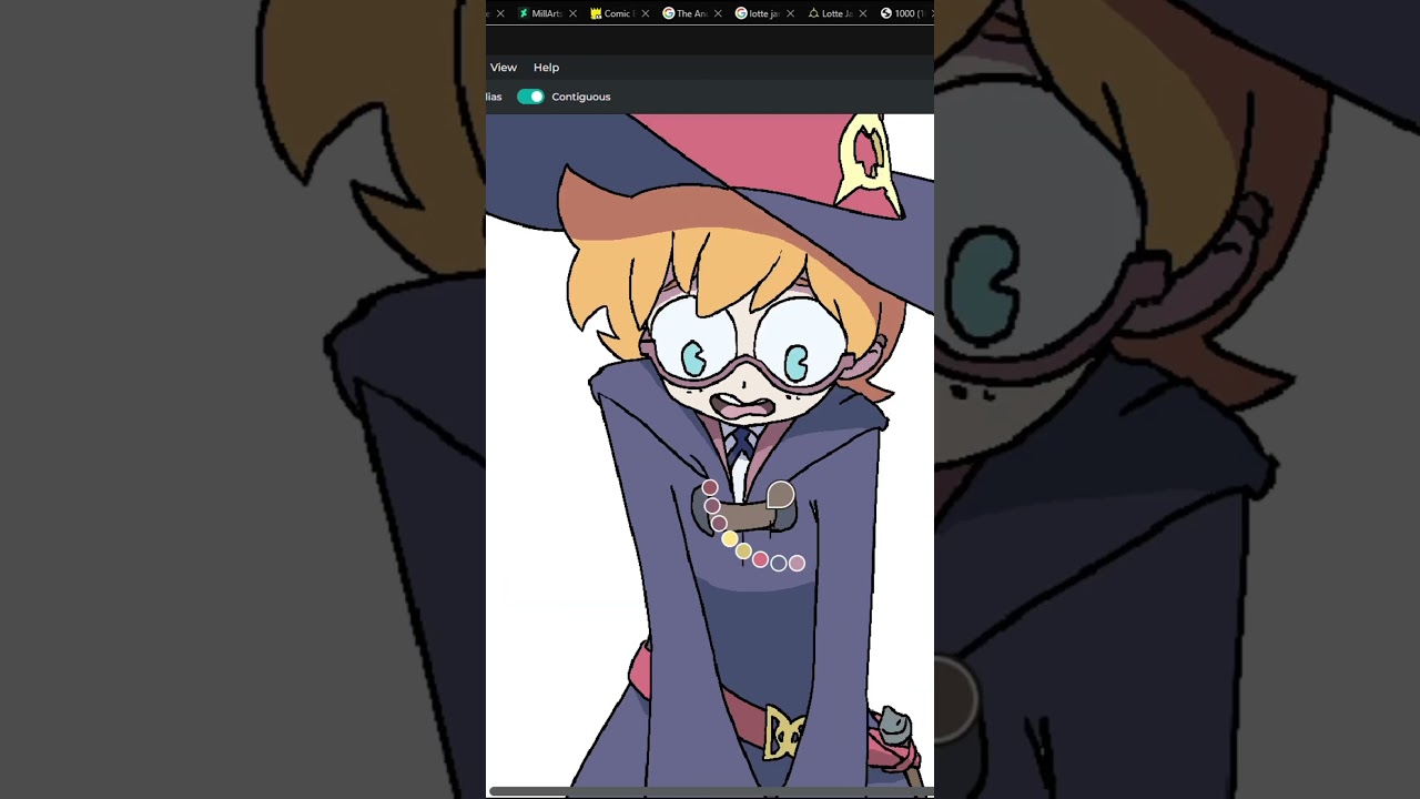 Lotte Jansson speed paint #lotte #speedpaint #shorts #anime