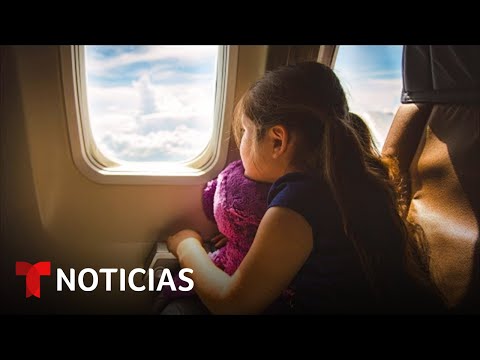 Esto es lo que debe saber sobre los viajes en avión de niños solos | Noticias Telemundo