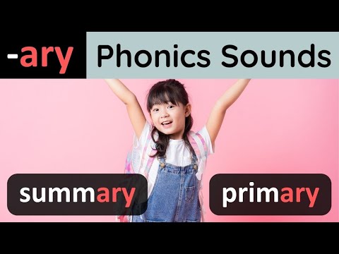 ary Phonic Sounds: -ary Phonic Sound Words Practice