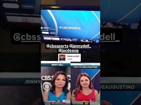 JENNY DELL AND jaclyn deaugustino #cbssports 6/17/2025