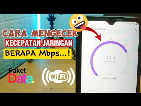 CARA MENGETAHUI BERAPA Mbps WI FI SENDIRI || Tes kecepatan Wi-Fi Dan Paket data