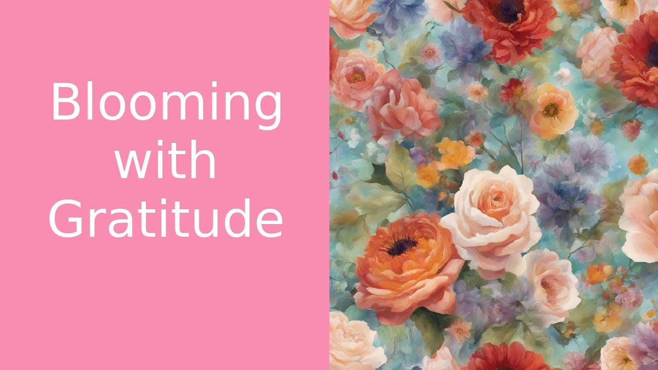 Expressing Gratitude for Flowers