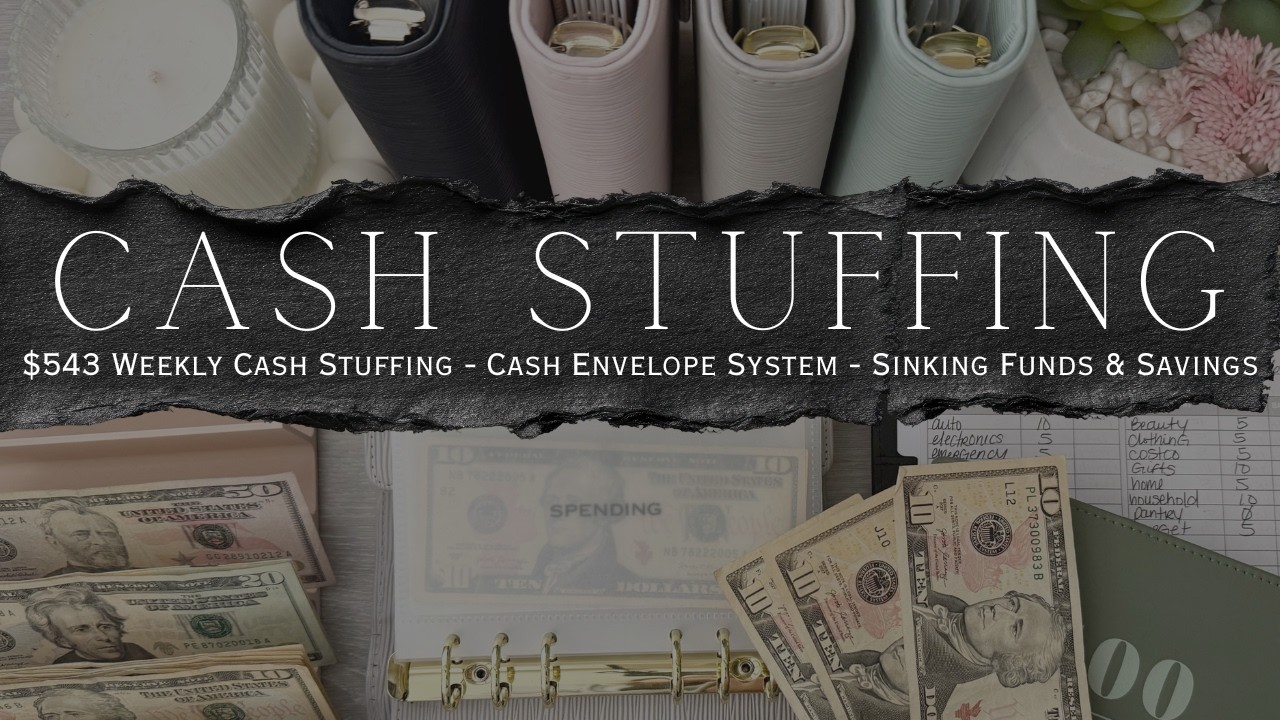 Weekly Cash Stuffing $543 | April 2026 | Cash Envelope System | Sinking Funds & Savings Challenges