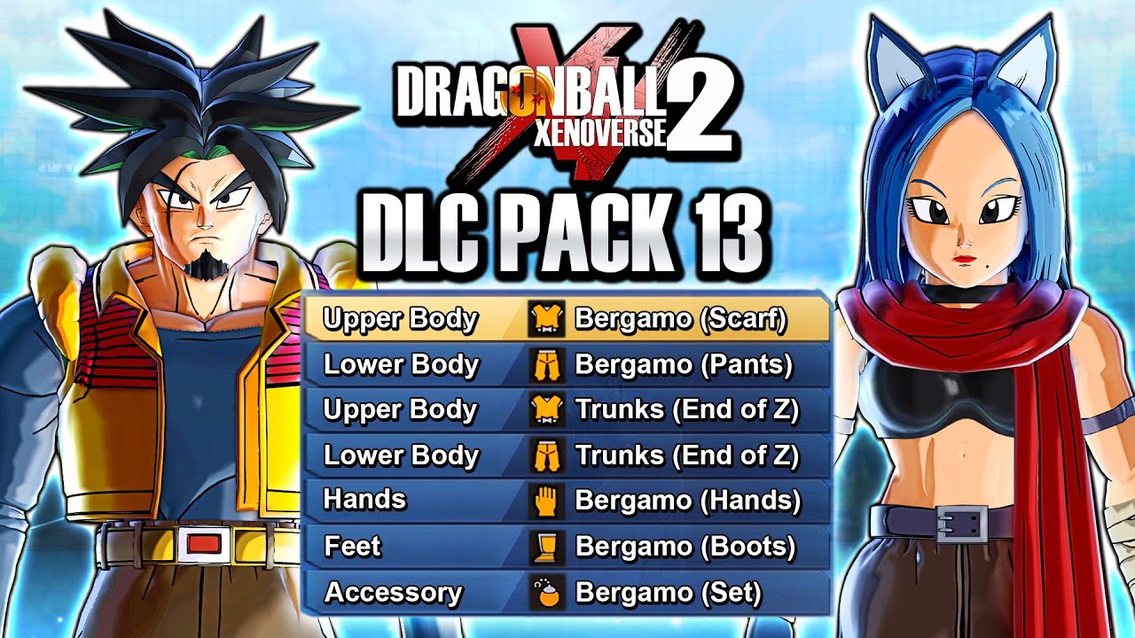 Full Bergamo Outfit HUM&SYM - Dragon Ball Xenoverse 2 Mod - The Citadel ...