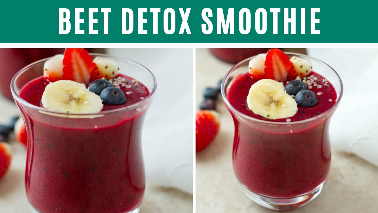 BEET DETOX SMOOTHIE I refreshing, healthy, berries.