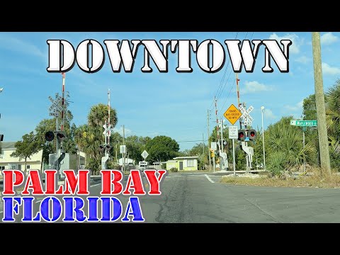 Palm Bay - Florida - 4K Downtown Drive