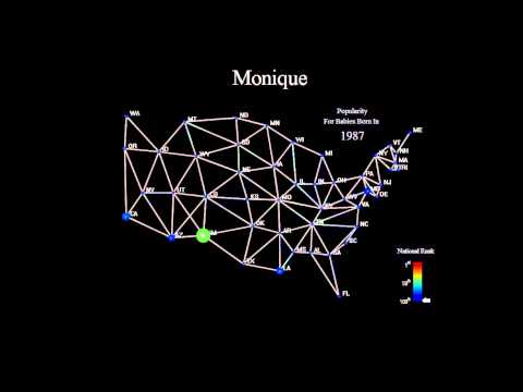 Popularity of the name Monique