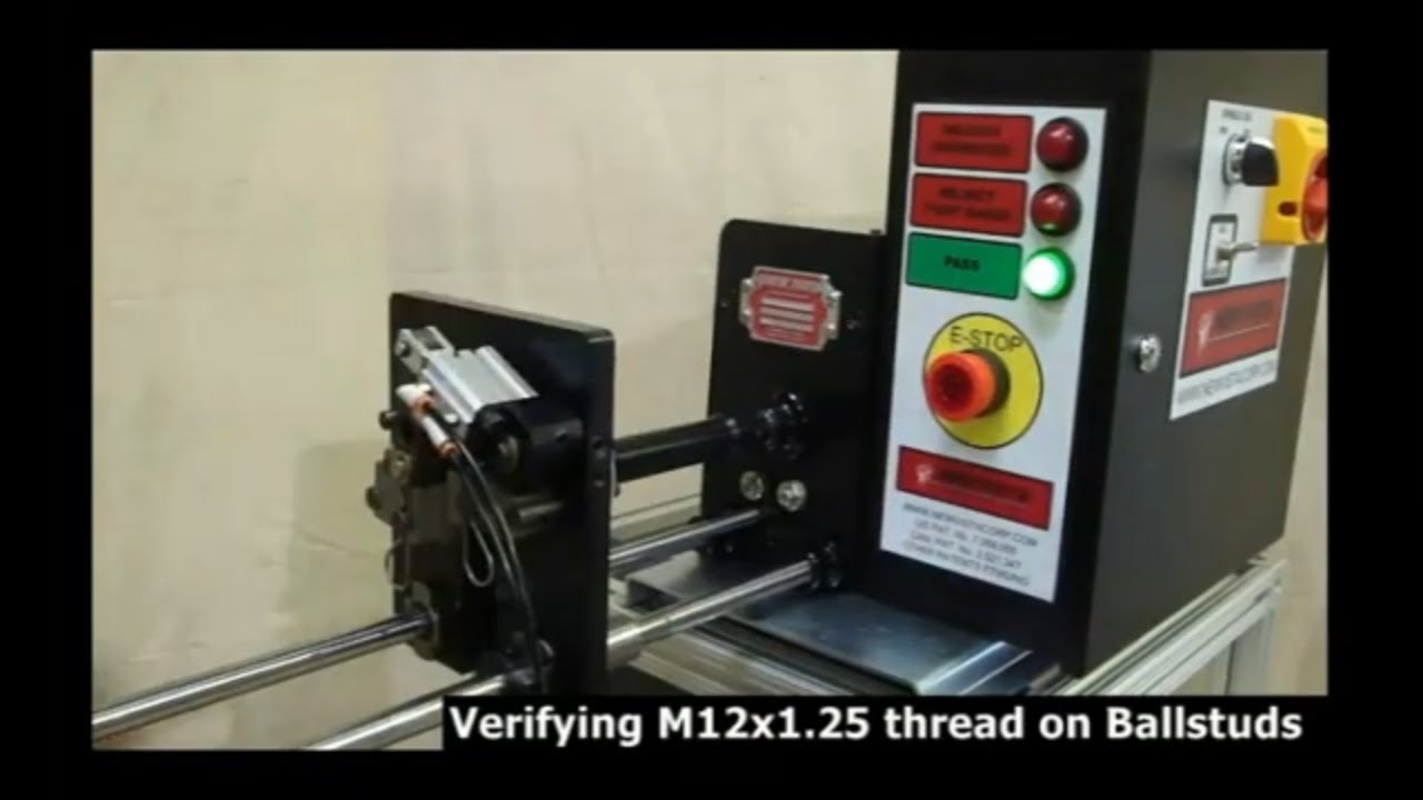 A SCC Thread Verification System Verifying External Thread on Ballstuds ...