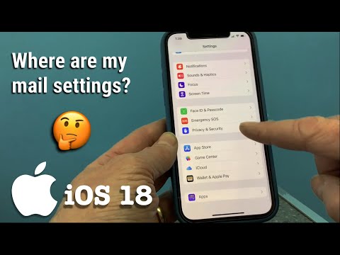 Find hidden mail settings in Apple’s iOS 18 system software