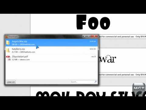 How To Install Fonts On Your Computer
