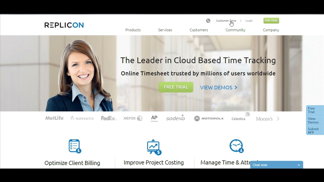 How to Clock in and Clock Out using CloudClock | Replicon