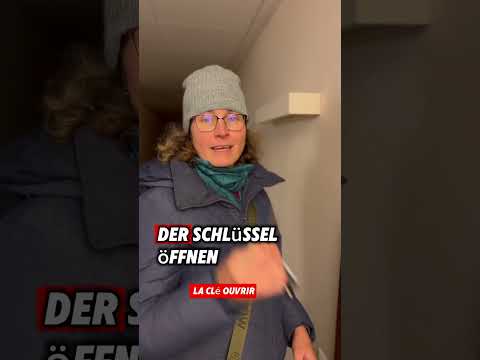 Open the door in French and German