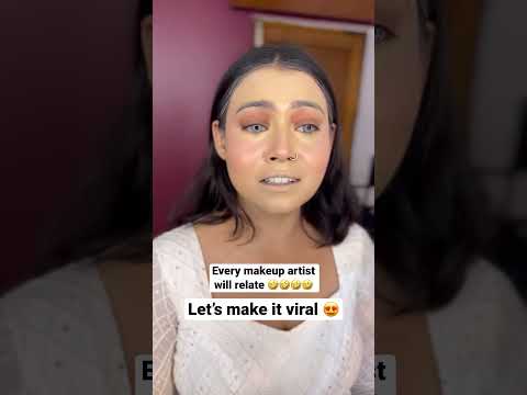 Relatable ? 🤣🤣🤣 #shorts #relatable #bride #makeup