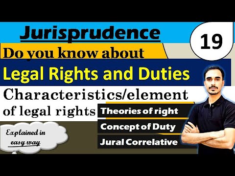 Concept of Rights and Duties Video Lecture - Law for UGC NET