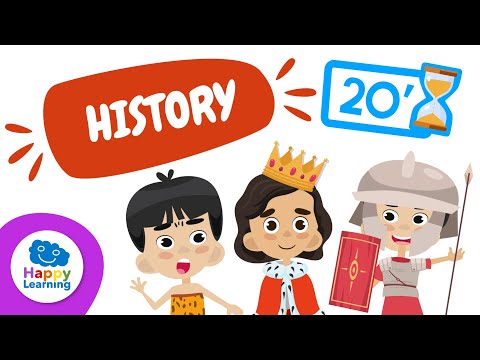 FROM PREHISTORY TO THE RENAISSANCE | HISTORY VIDEOS FOR KIDS | Happy Learning 📅👑⏱️