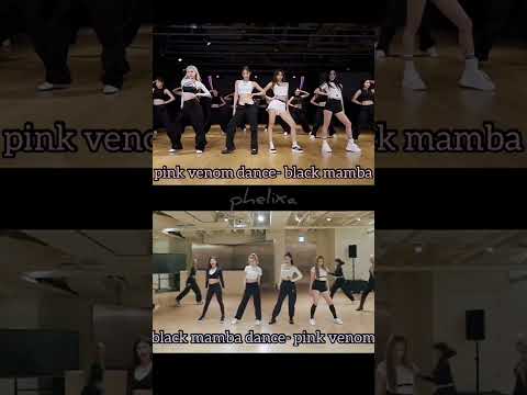 Pink Venom & Black Mamba but the songs are switched #pinkvenom #blackpink #aespa #shorts #dance
