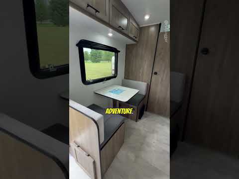 Small Camper Trailer Under 3500 lbs: With a Dry Bath #rvtrailer #rvbathroom