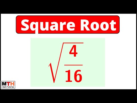 Square root of 4/16