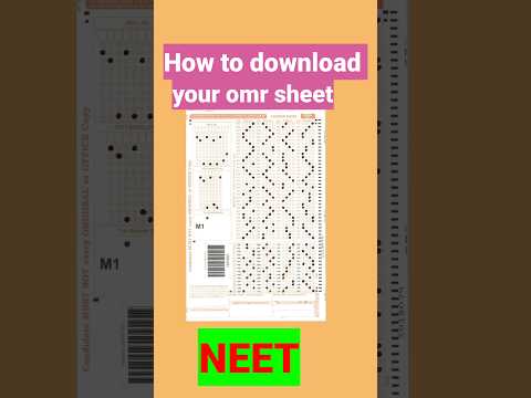 How to download your omr sheet || NTA latest update neet || Nta has released OMR sheet