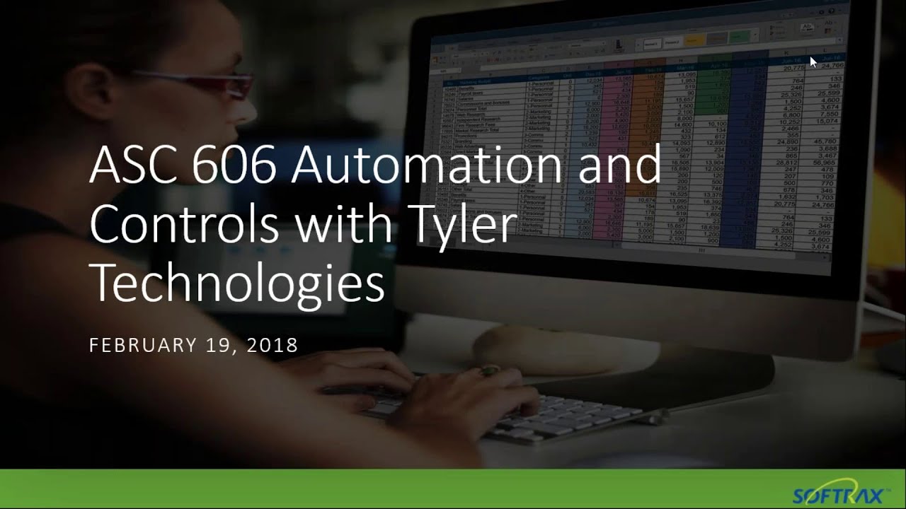 Webinar: ASC 606: Automations and Controls over Spreadsheets | SOFTRAX