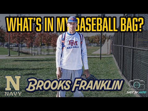 What's In My Baseball Bag? With Navy Baseball Commit Brooks Franklin