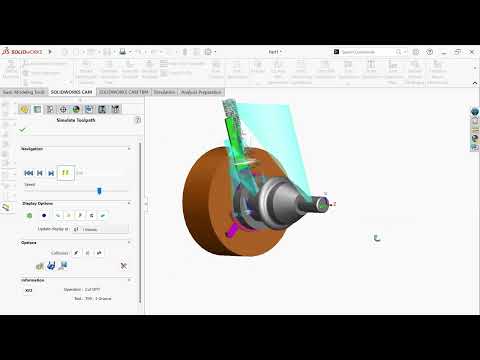 CNC Turning a Chess Piece in SolidWorks | G Code Generation