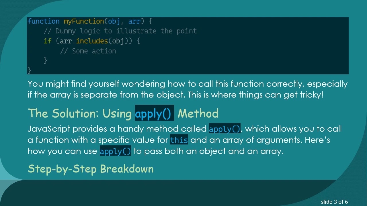 How to Call a JavaScript Function with Object and Array Parameters