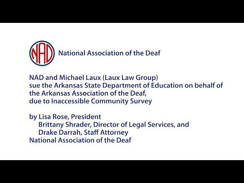 NAD files suit against Arkansas Department of Education