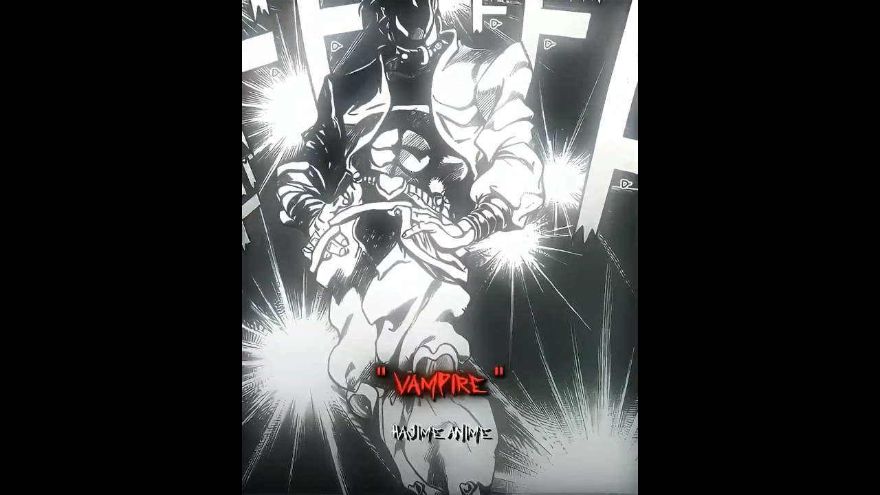 《 Best Vampire 😈☠️》〔 Dio Manga Edit 〕【 Jjba 】#dio#diobrando#jjba#jjbapart#jojopart3#dioedit