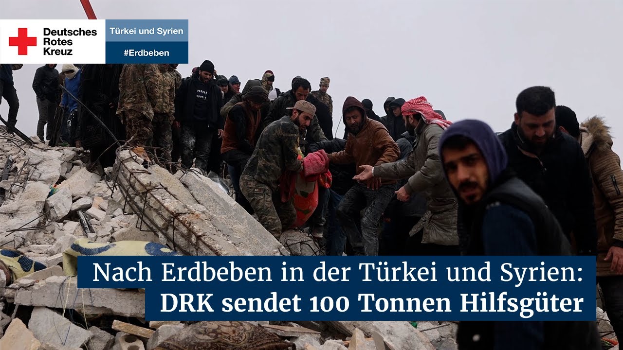 #DRK-Hilfsflug nach den Erdbeben in der Türkei und Syrien