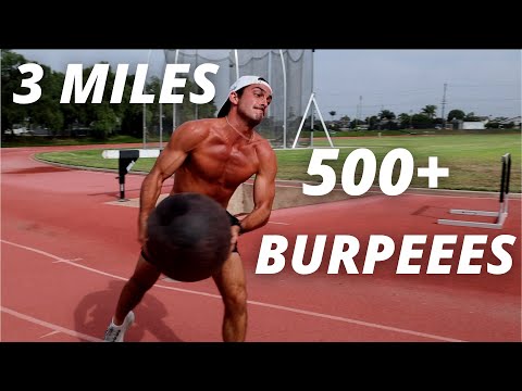 Runner Elijah Orr Tried the 3-Mile Med Ball Burpee Challenge